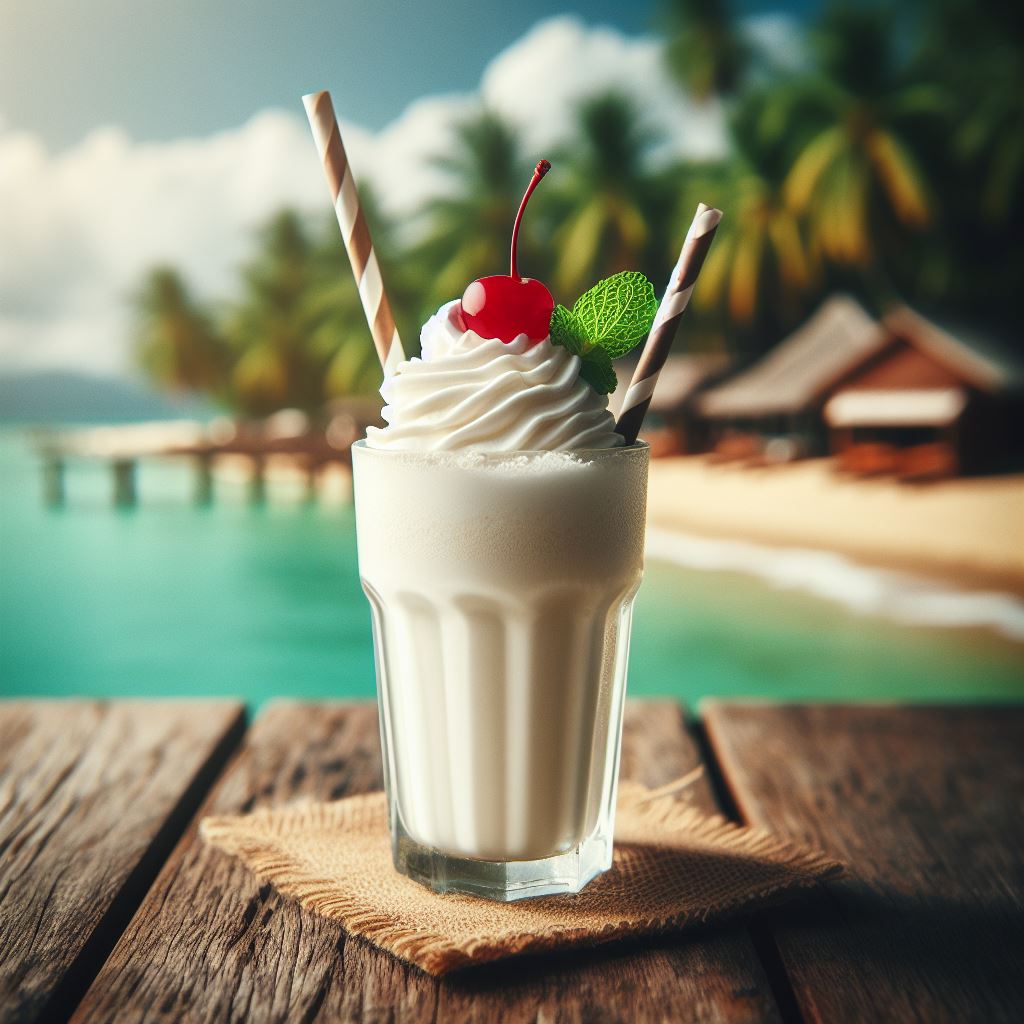 Whipped Coconut Milkshake – Shay Sends Smiles